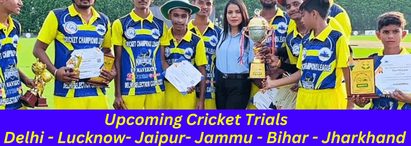 Cricket Registration Form Online 2025 | CCL Delhi-Cricket-Trials