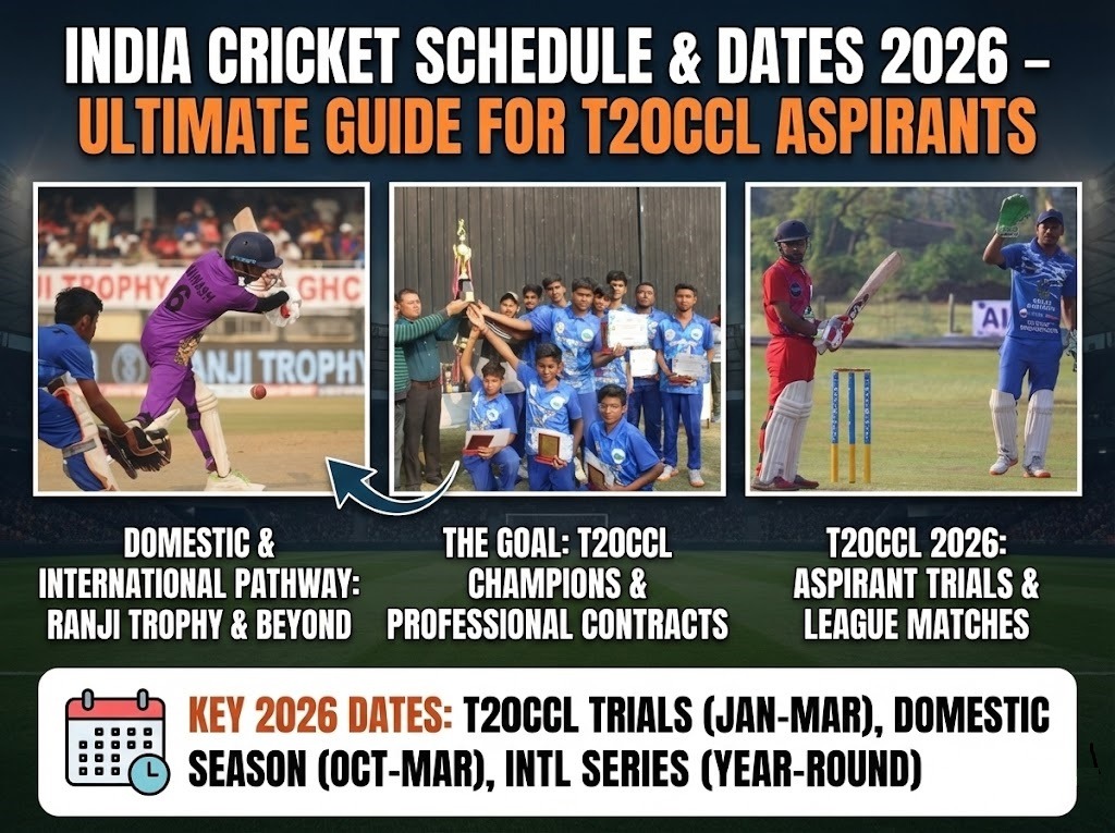 🏏 India Cricket Schedule & Dates 2026 – Ultimate Guide for T20CCL ...